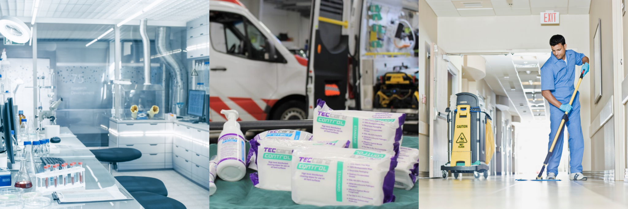 TECcare® CONTROL - tehokas puhdistus- ja desinfiointiaine